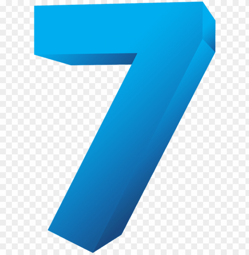 Free download | HD PNG blue number seven transparent clipart png photo ...