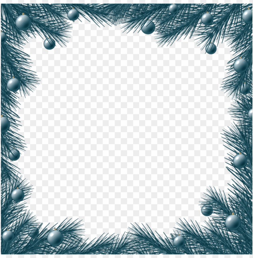 Free download | HD PNG blue pine frame PNG Images 41418 | TOPpng