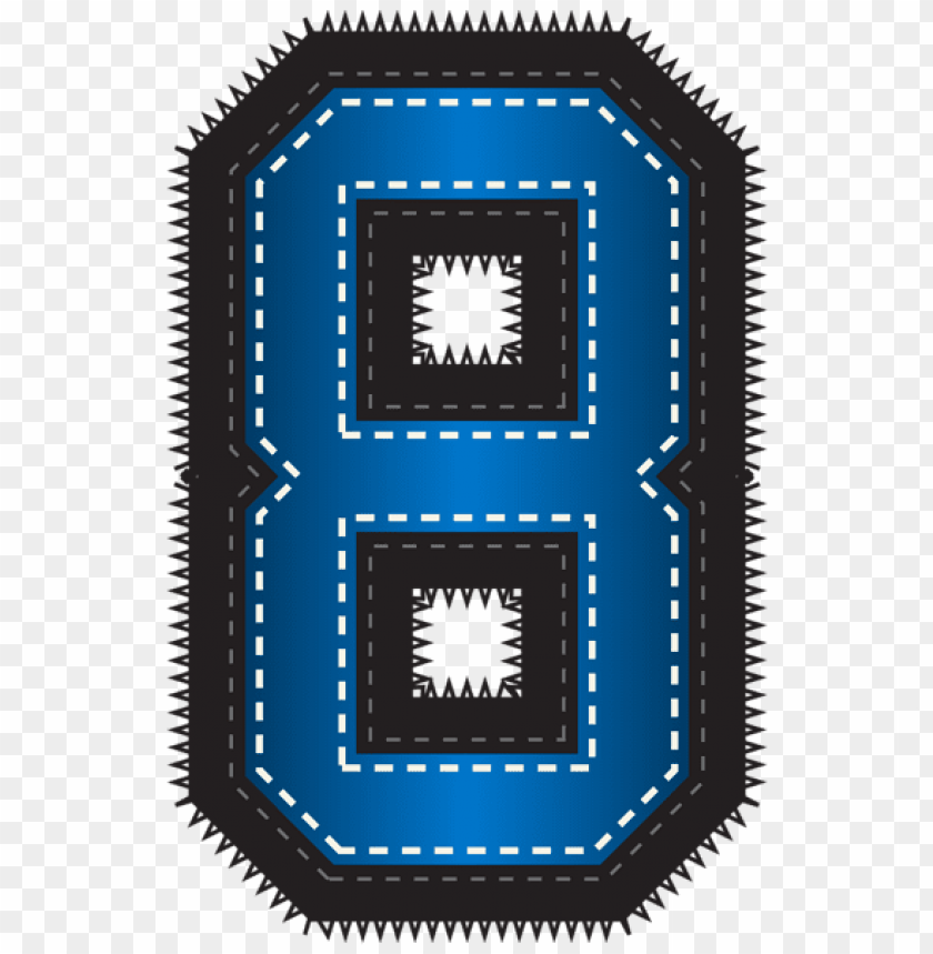 Free download | HD PNG blue sport style number eight clipart png photo ...