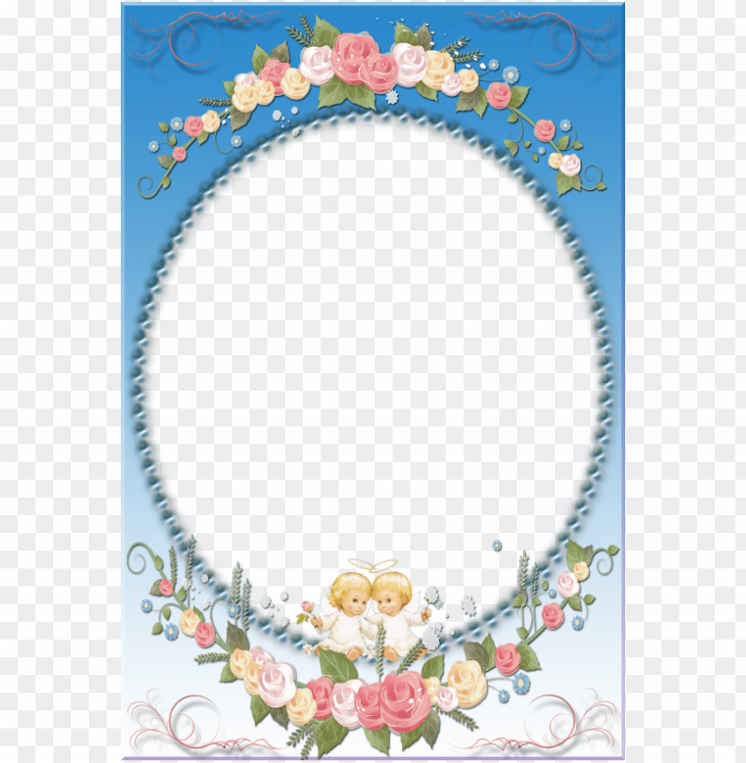 Free download | HD PNG blue transparent frame with angels background ...