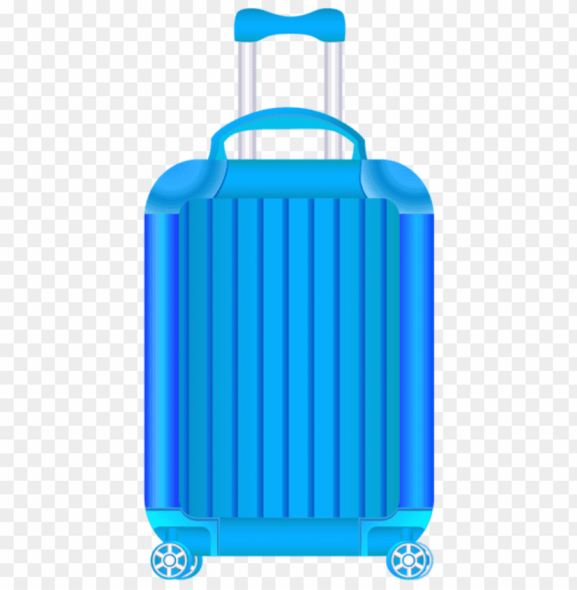 Free download | HD PNG blue trolley suitcase clipart png photo - 53540 ...