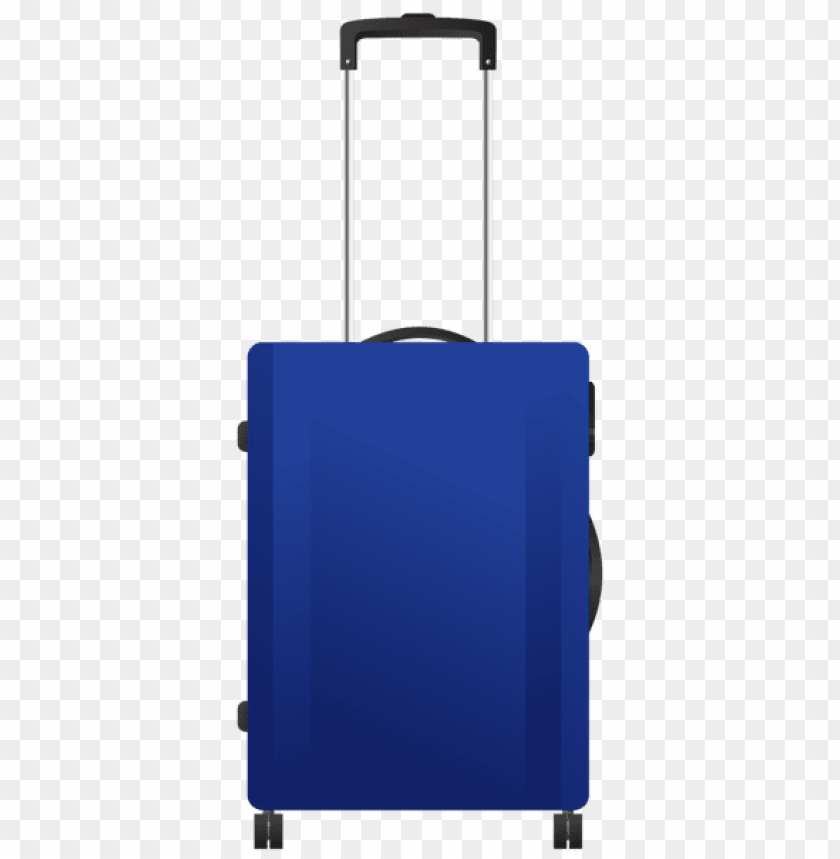 Free download | HD PNG blue trolley travel bag clipart png photo ...