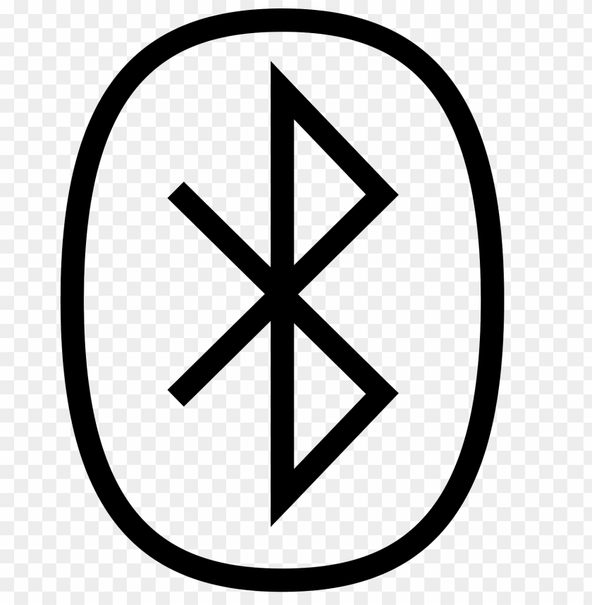 Free download | HD PNG outlined bluetooth symbol png | TOPpng