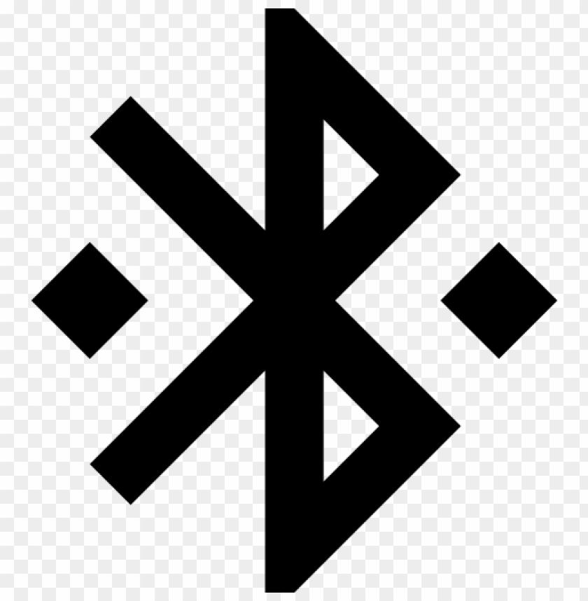 Free download | HD PNG bold bluetooth symbol with dots | TOPpng