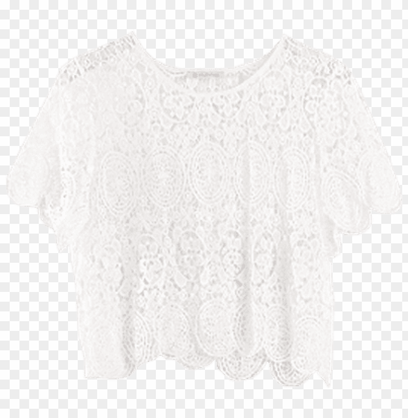 Free download | HD PNG blusa blanca encaje crochet PNG transparent with ...