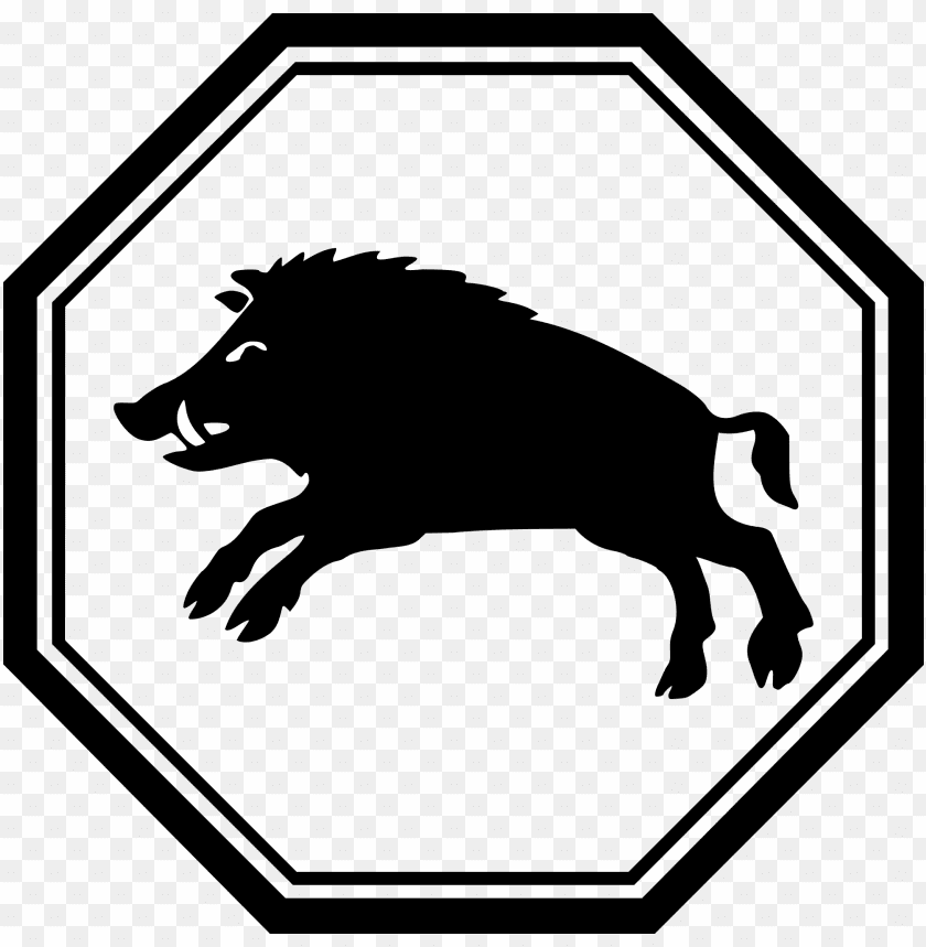 Free download | HD PNG boar road sign icon png | TOPpng