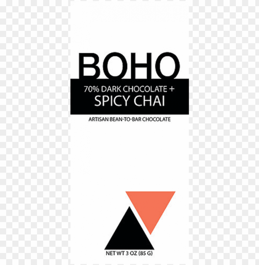Free download | HD PNG boho 70 dark chocolate spicy chai triangle PNG ...