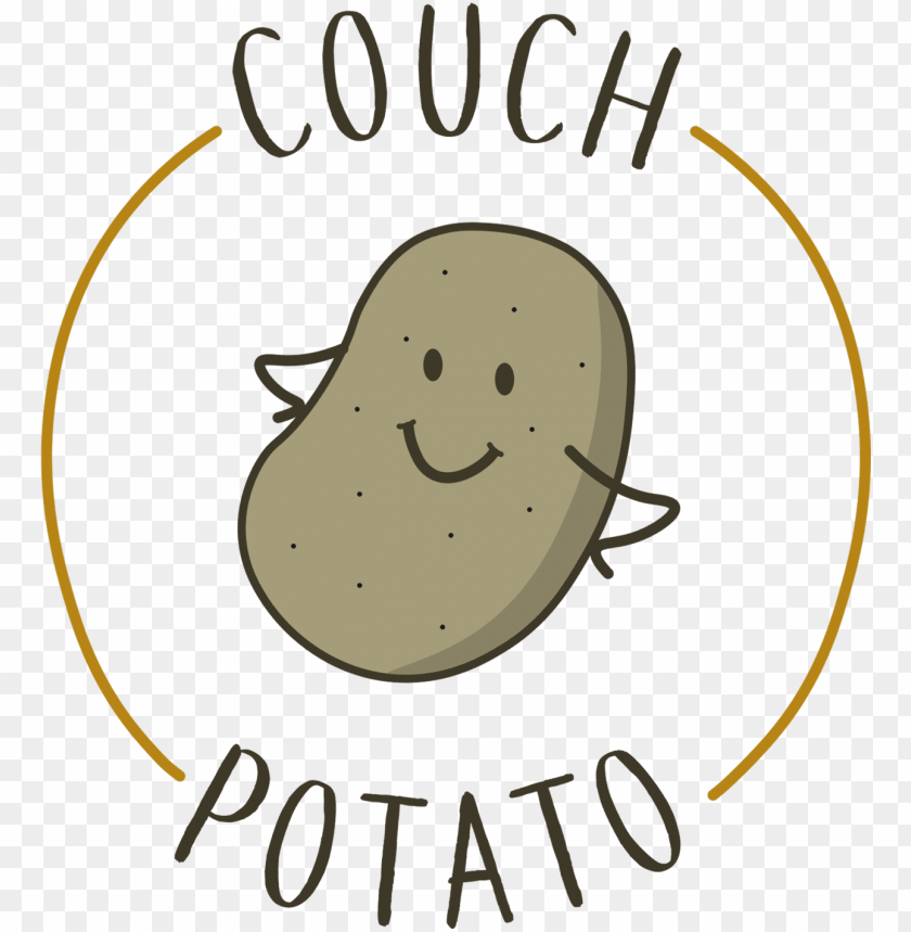 Free download | HD PNG bold playful cafe logo design for couch potato ...