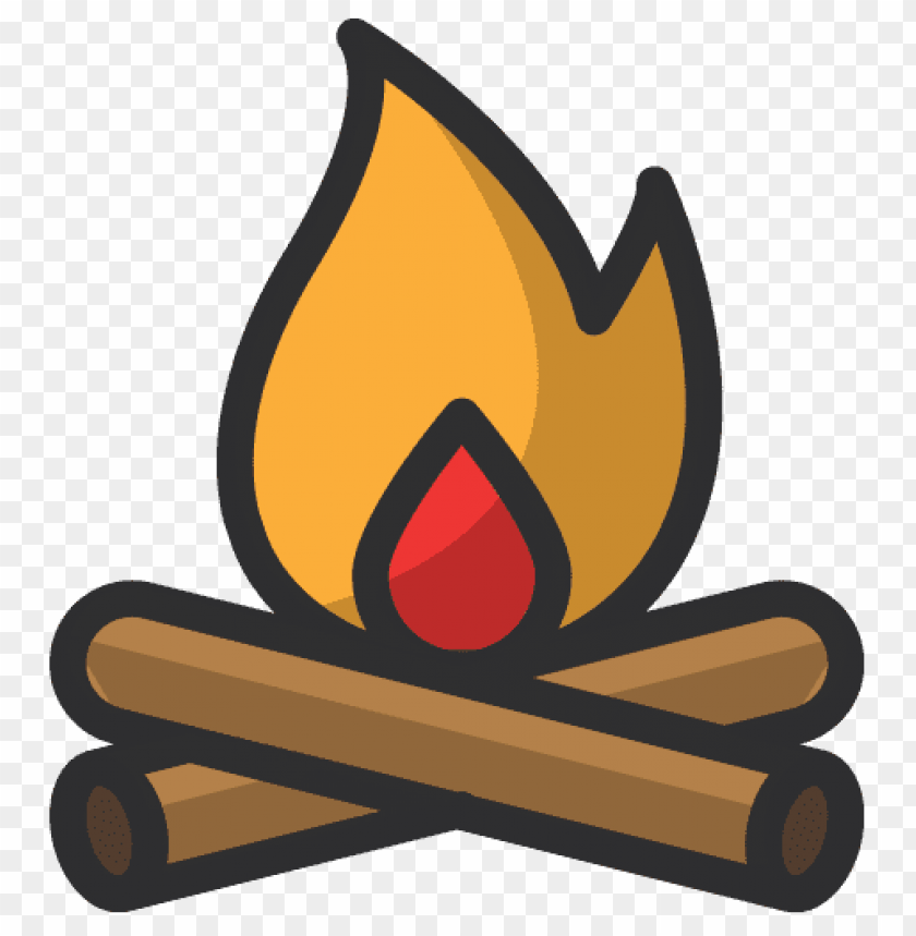 Free download | HD PNG minimalist bonfire clipart transparent clipart ...