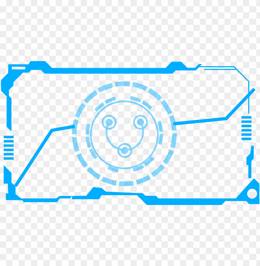 Free download | HD PNG border future blue technology png and vector ...