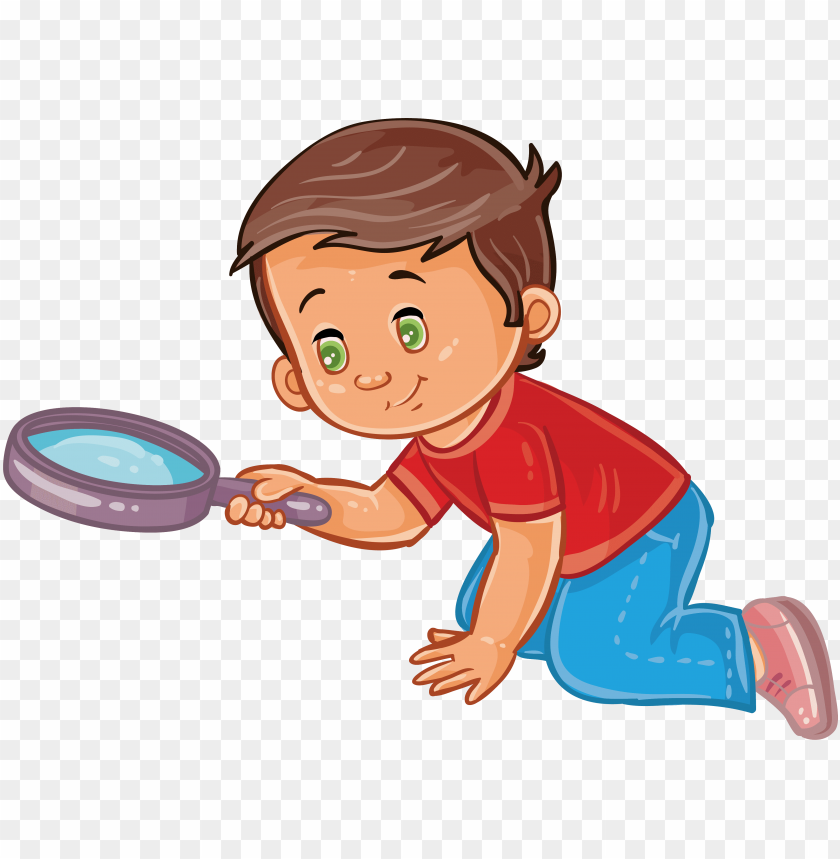 Free download | HD PNG boy magnifying glass child clip art clip art boy ...
