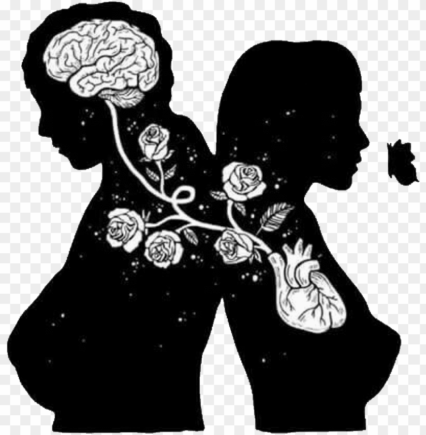 Free download | HD PNG brain and heart art PNG transparent with Clear ...