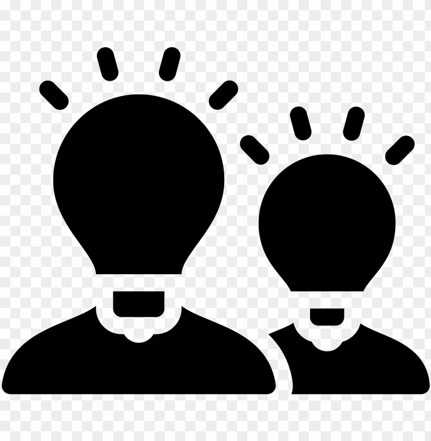 Free download | HD PNG brainstorm filled icon brainstorming icon black ...