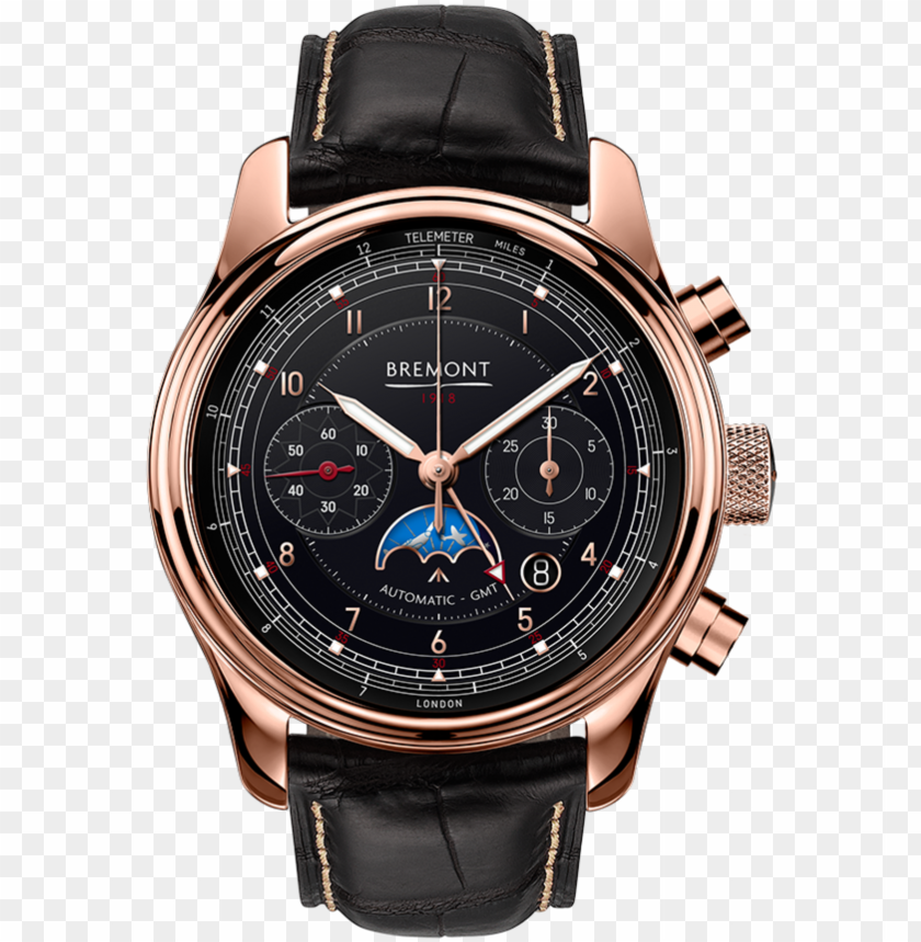 Free download | HD PNG bremont 1918 rose gold watch front view bremont ...