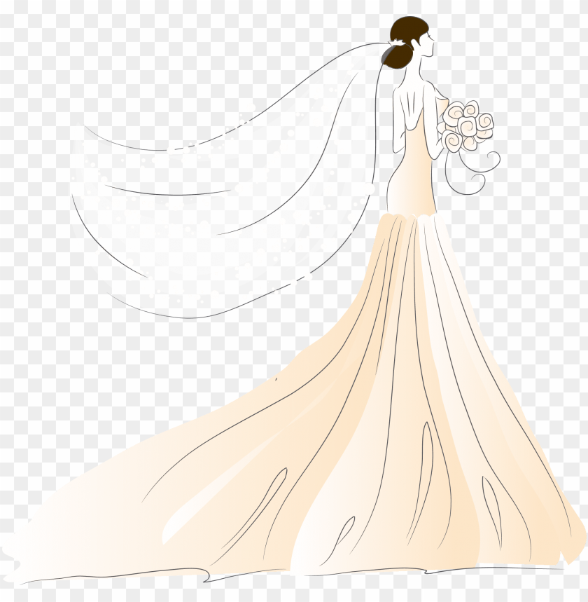 Free download | HD PNG bride contemporary western wedding dress wedding ...