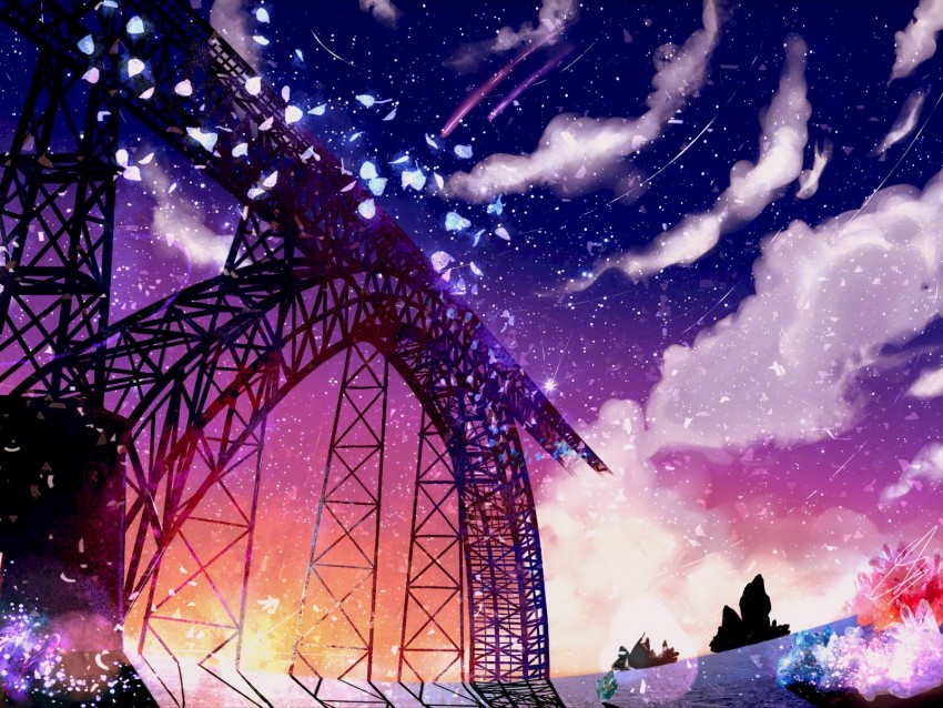 Free download | HD PNG bridge art design bright 4k wallpaper | TOPpng