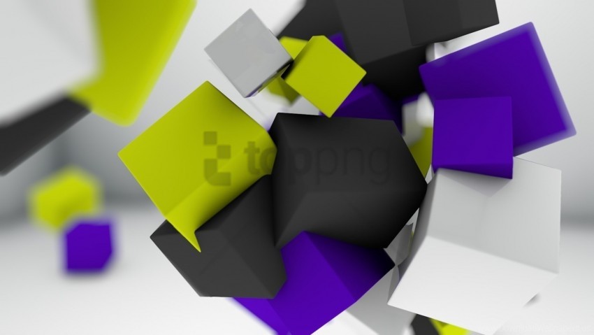 Free download | HD PNG bright color cubes light many wallpaper ...
