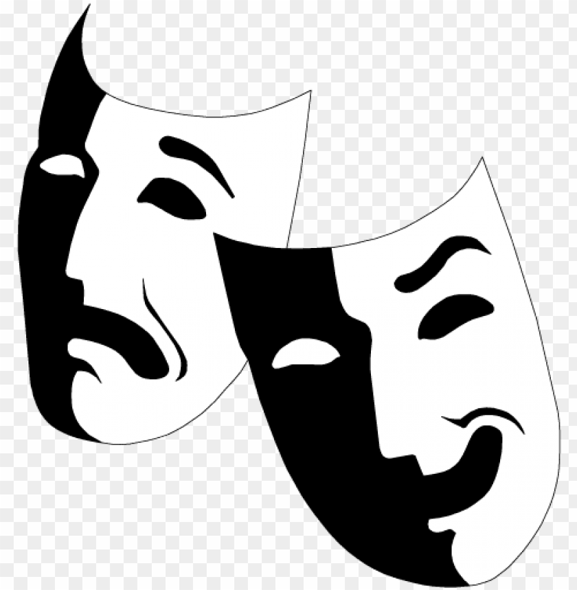 Free download | HD PNG broadway clipart drama faces drama logo PNG ...