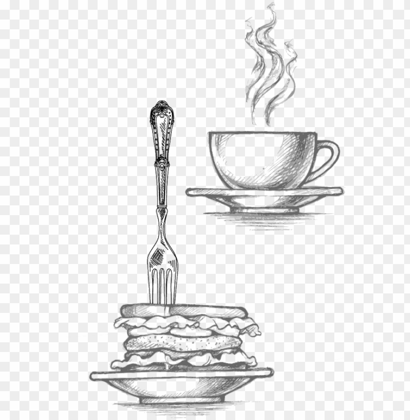 Free download | HD PNG brunch breakfast sketches and drawing with the ...
