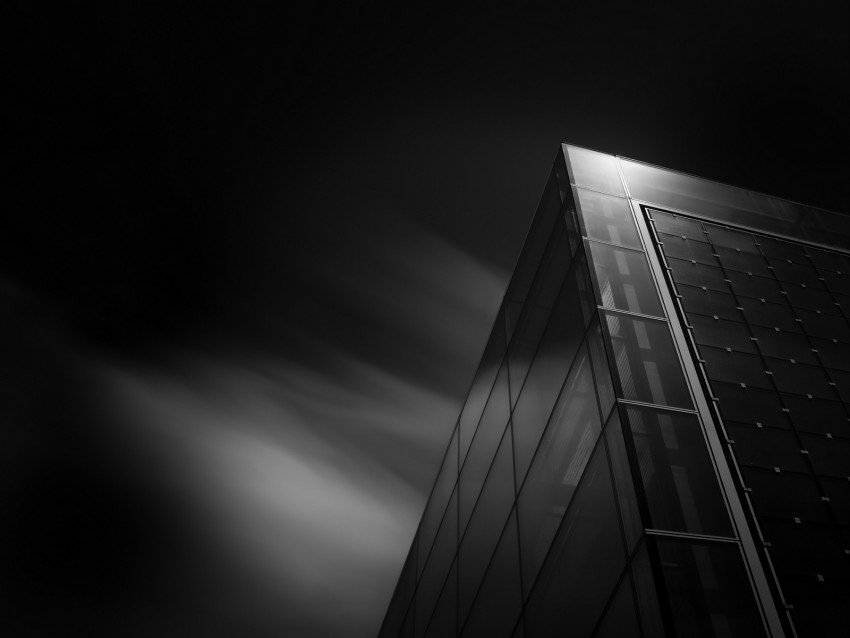 Free download | HD PNG building facade bw architecture corner glass ...