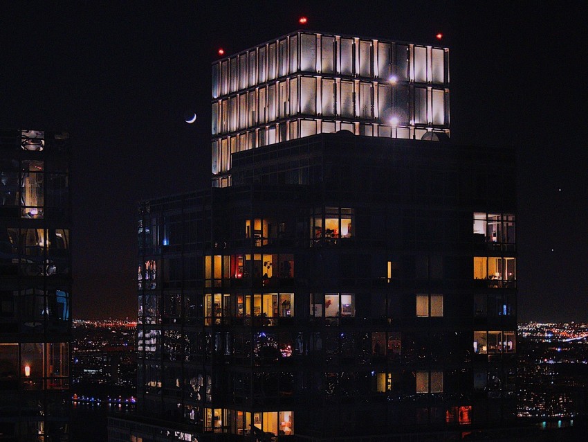 Free download | HD PNG building night city windows architecture 4k ...