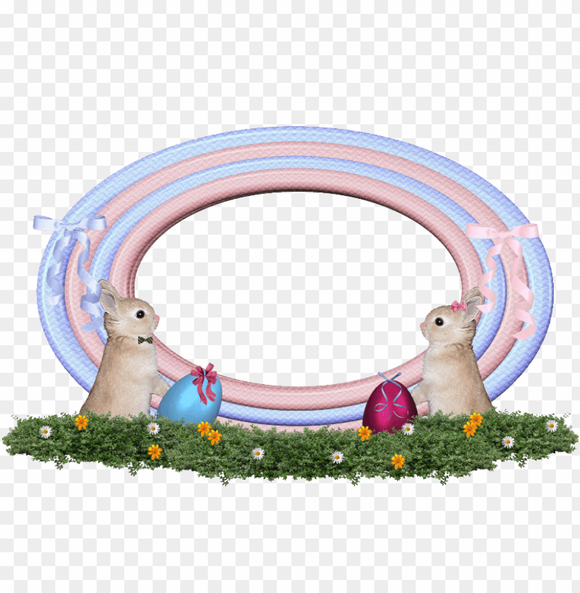 Free download | HD PNG bunnies easter frame background best stock ...
