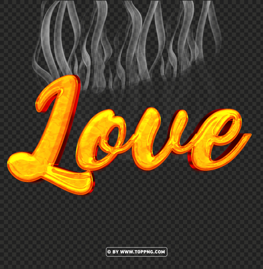 Free download | HD PNG burning love fire text word logo png image ...