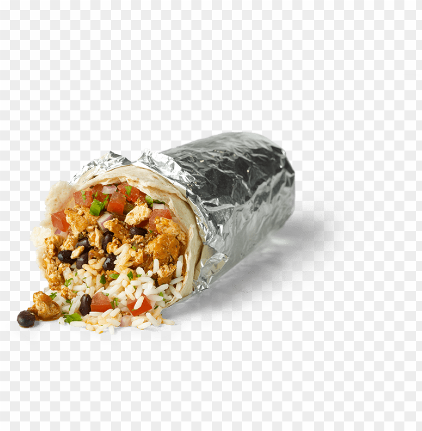 Free download | HD PNG burrito wrapped in foil with stuffing spilling ...