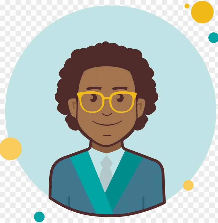 Free download | HD PNG business man in yellow glasses icon icon png ...