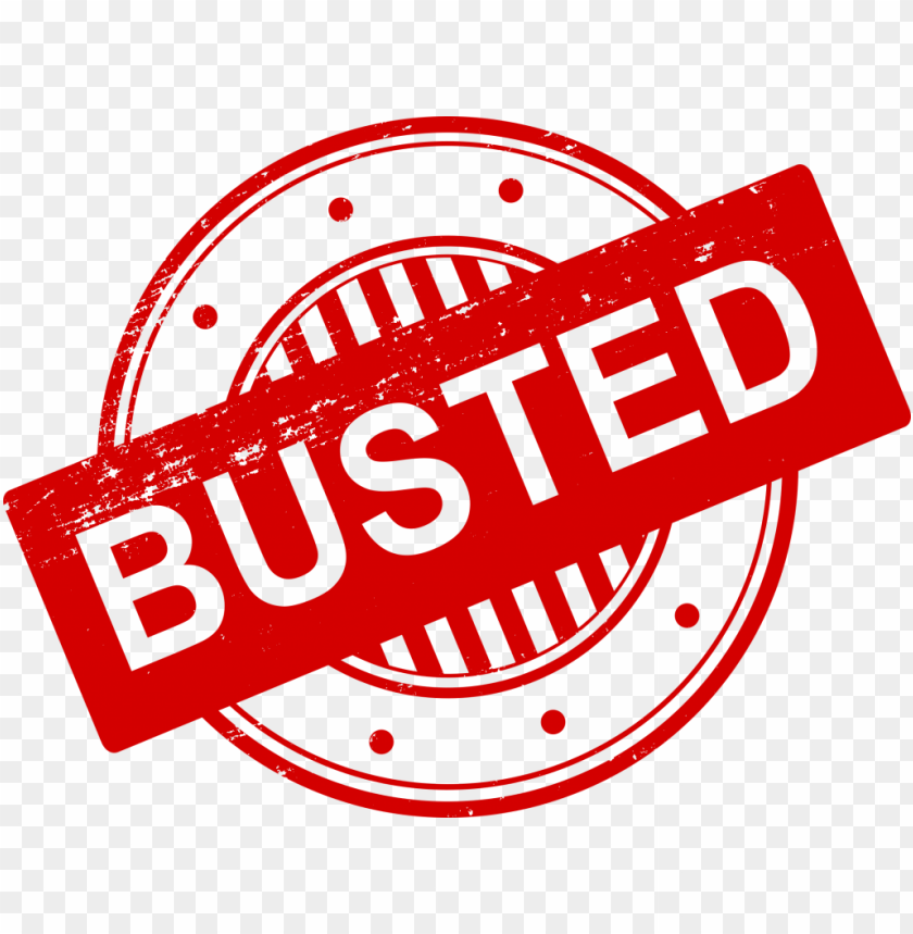Free download | HD PNG circular red stamp with busted written across it ...