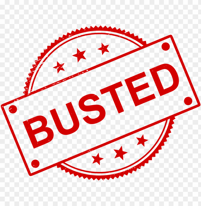 Free download | HD PNG rectangular red stamp with busted written in ...
