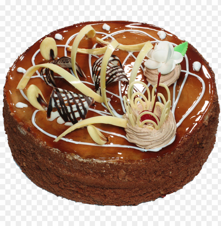 Free download | HD PNG chocolate cake with artistic swirls - Image ID ...