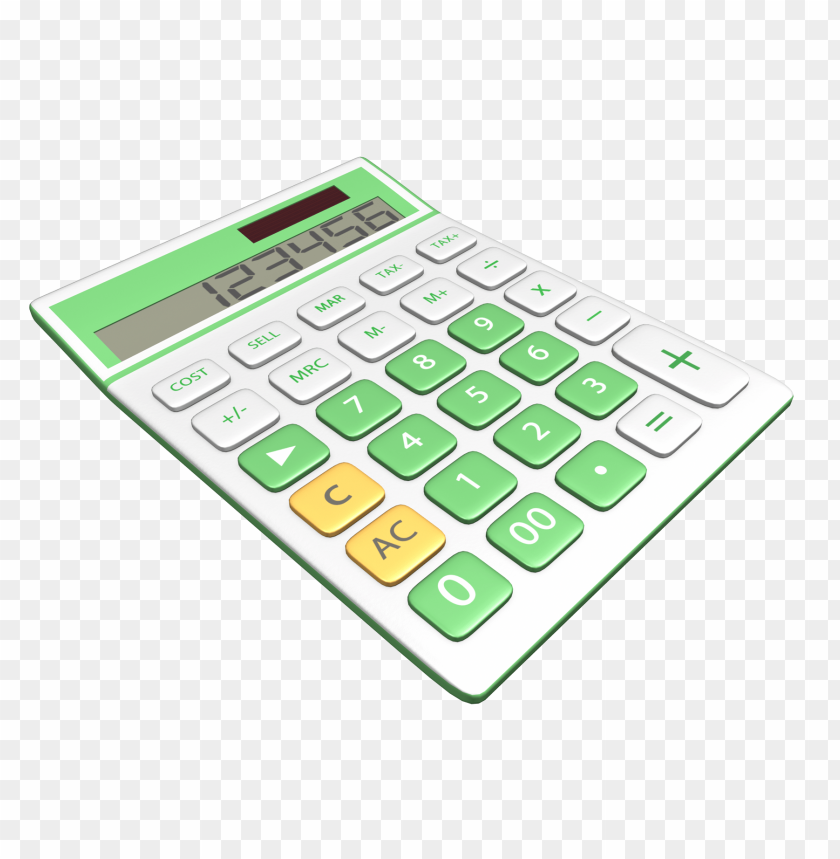 Free download | HD PNG green calculator with large buttons for easy use ...