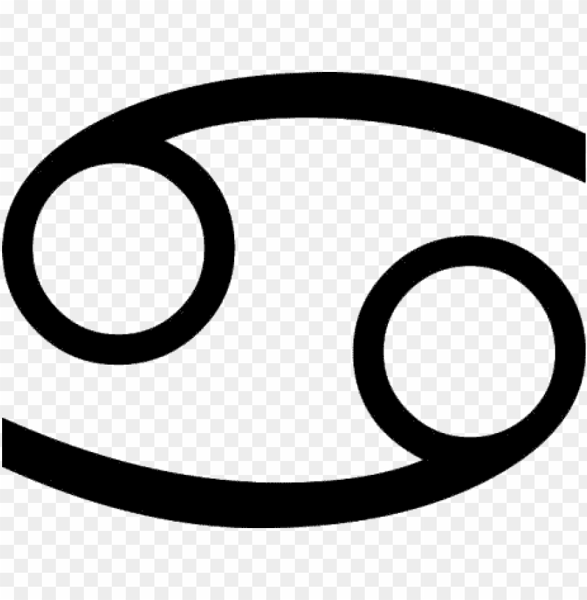 Free download | HD PNG curved cancer zodiac emblem png | TOPpng