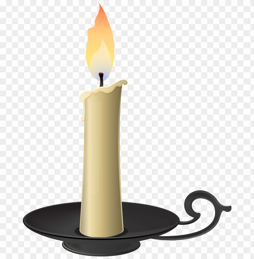 Free download | HD PNG old candle with stand illustration clipart png ...