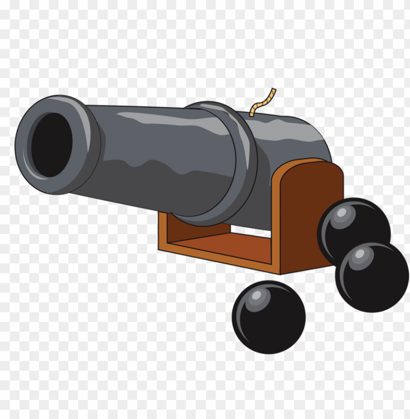 Free download | HD PNG cartoon gray cannon with black cannonballs png ...
