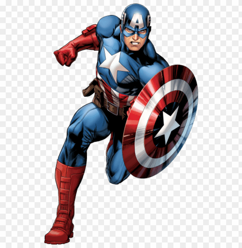 Free download | HD PNG captain america running with shield png clipart ...