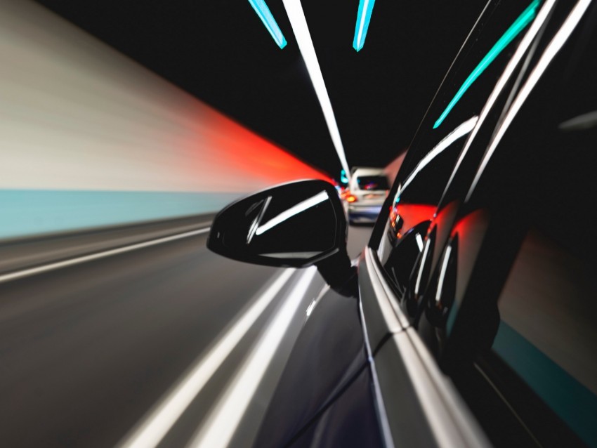 Free download | HD PNG car mirror dark movement speed lights 4k ...
