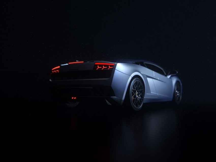 Free download | HD PNG car sportscar dark rear view backlight 4k ...