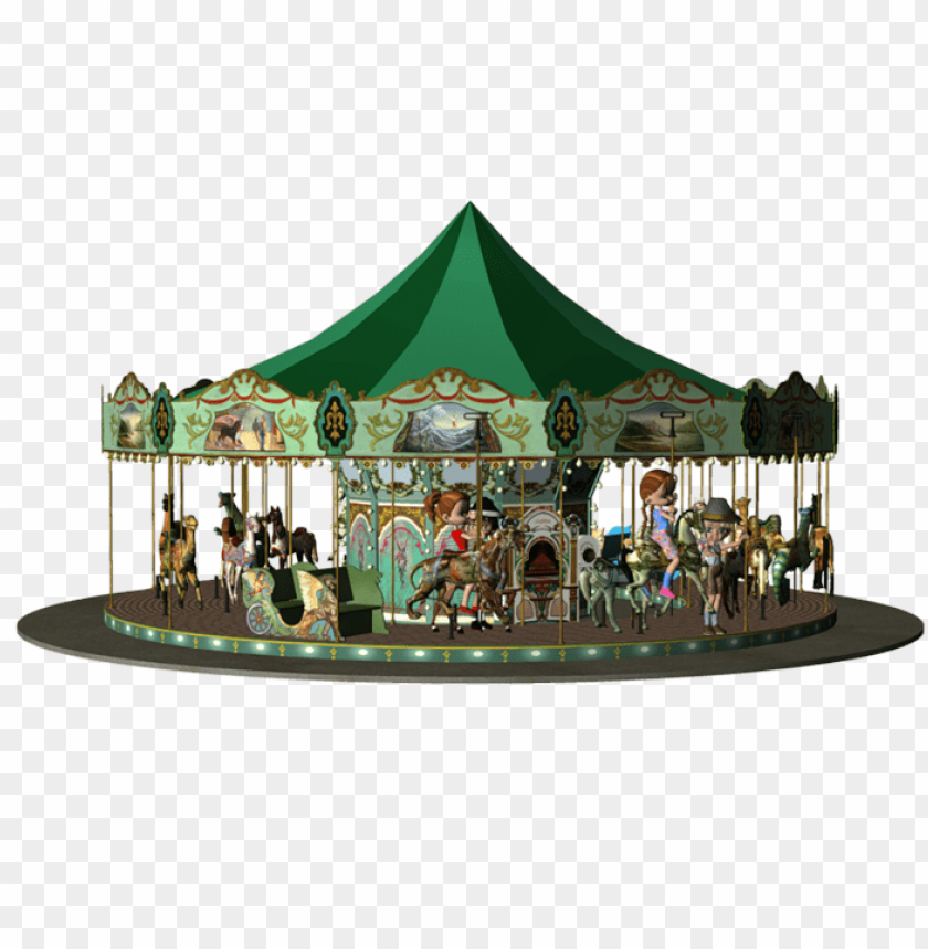Free download | HD PNG carousel with horses png | TOPpng