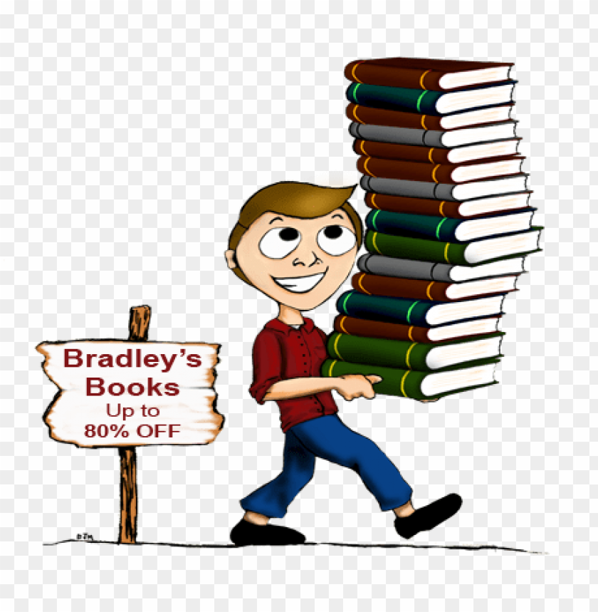 Free download | HD PNG cartoon man with books PNG transparent with ...