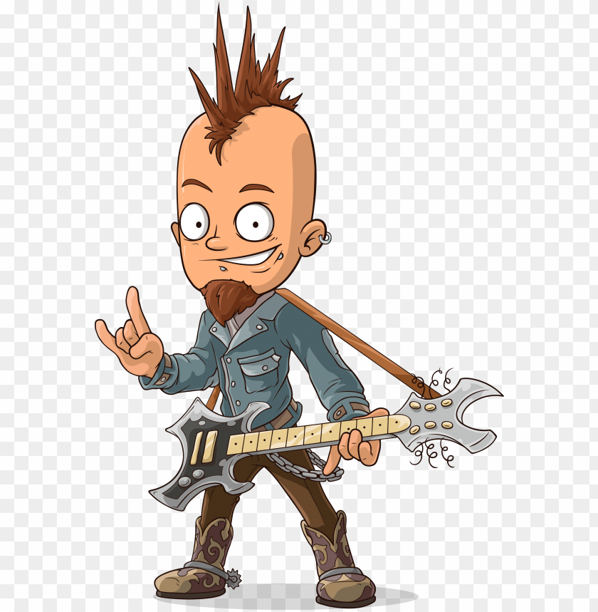 Free download | HD PNG cartoon rocker music transprent rocker PNG ...