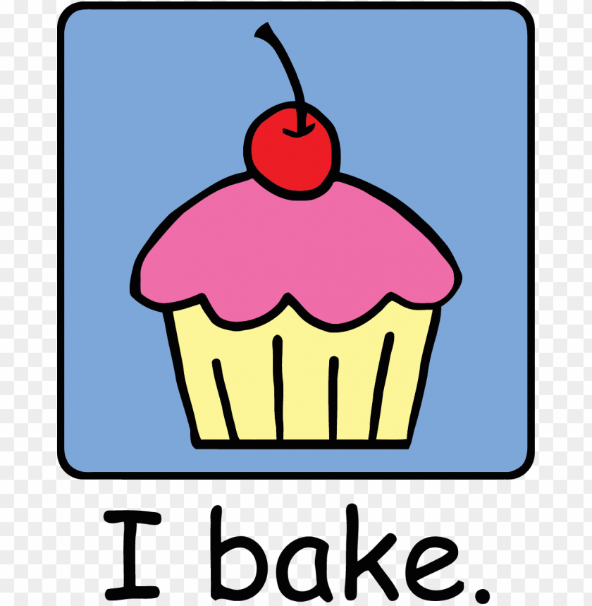 Free download | HD PNG cartoondessert pink frosting photo i bake ...