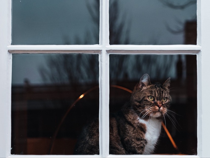 Free download | HD PNG cat window waiting observe 4k wallpaper | TOPpng