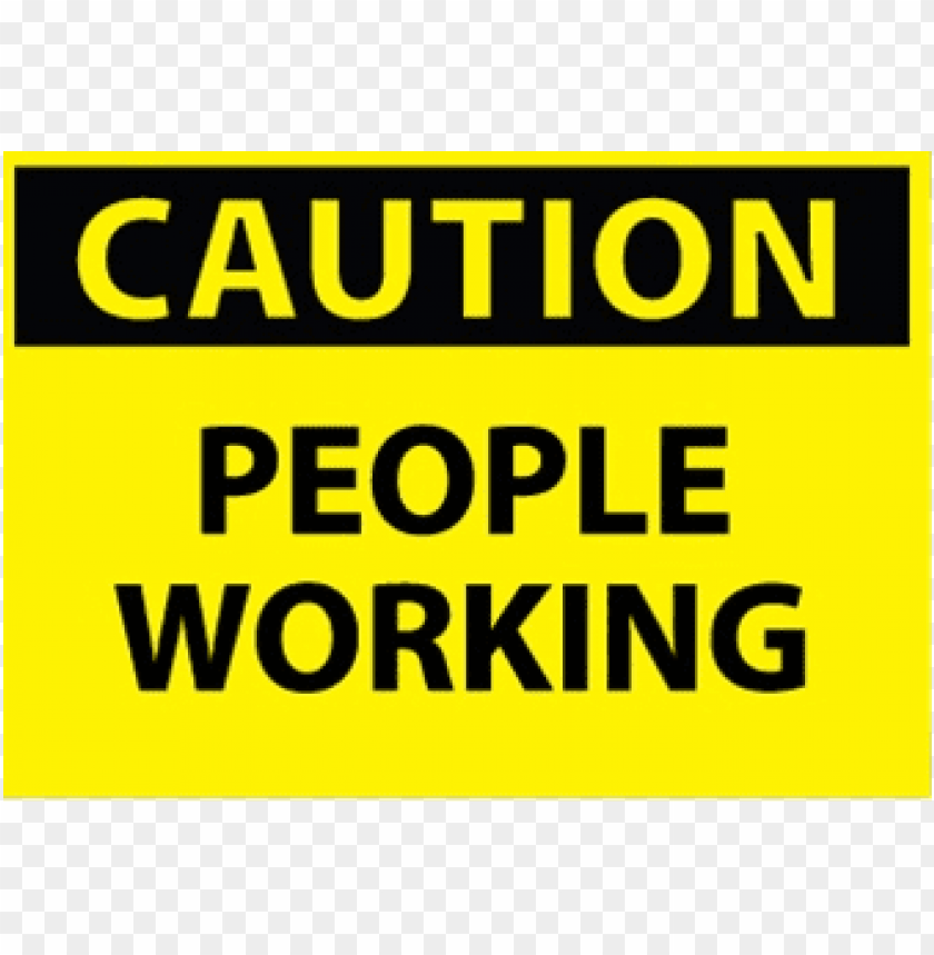 Free download | HD PNG caution people working PNG transparent with ...