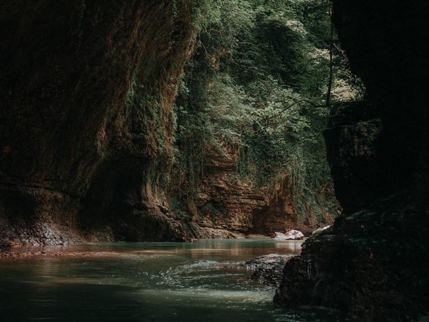 Free download | HD PNG cave water dark stones 4k wallpaper | TOPpng