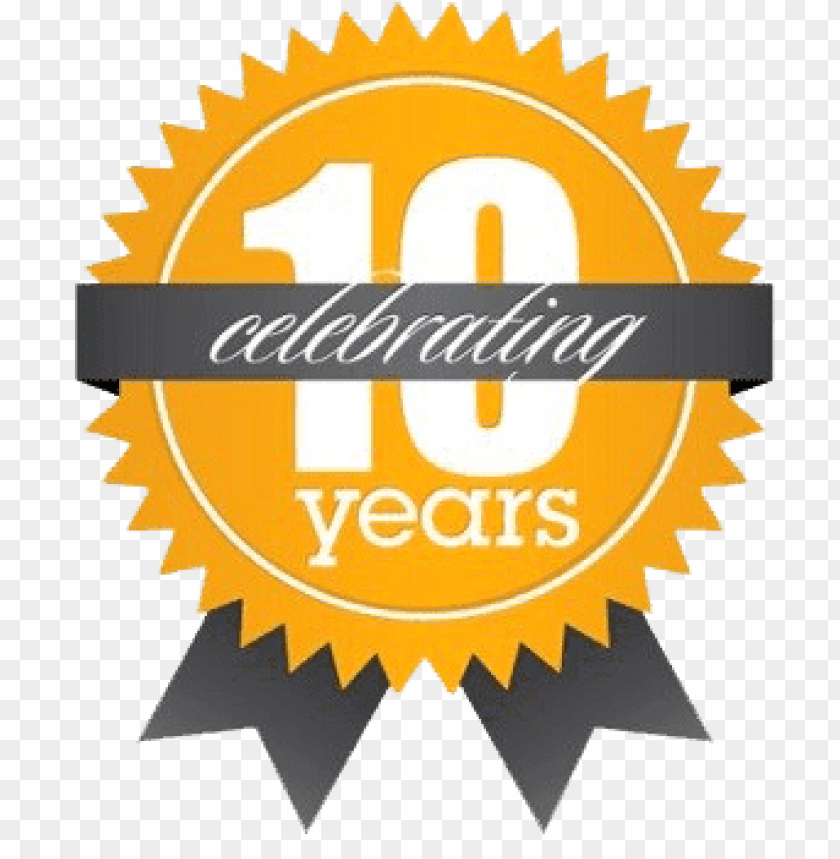 Free download | HD PNG celebrating ten years PNG transparent with Clear ...