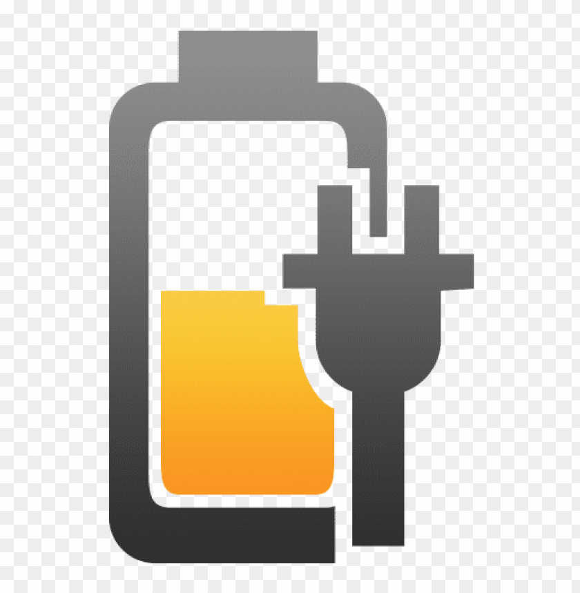 Free download | HD PNG charging battery icon with plug symbol | TOPpng