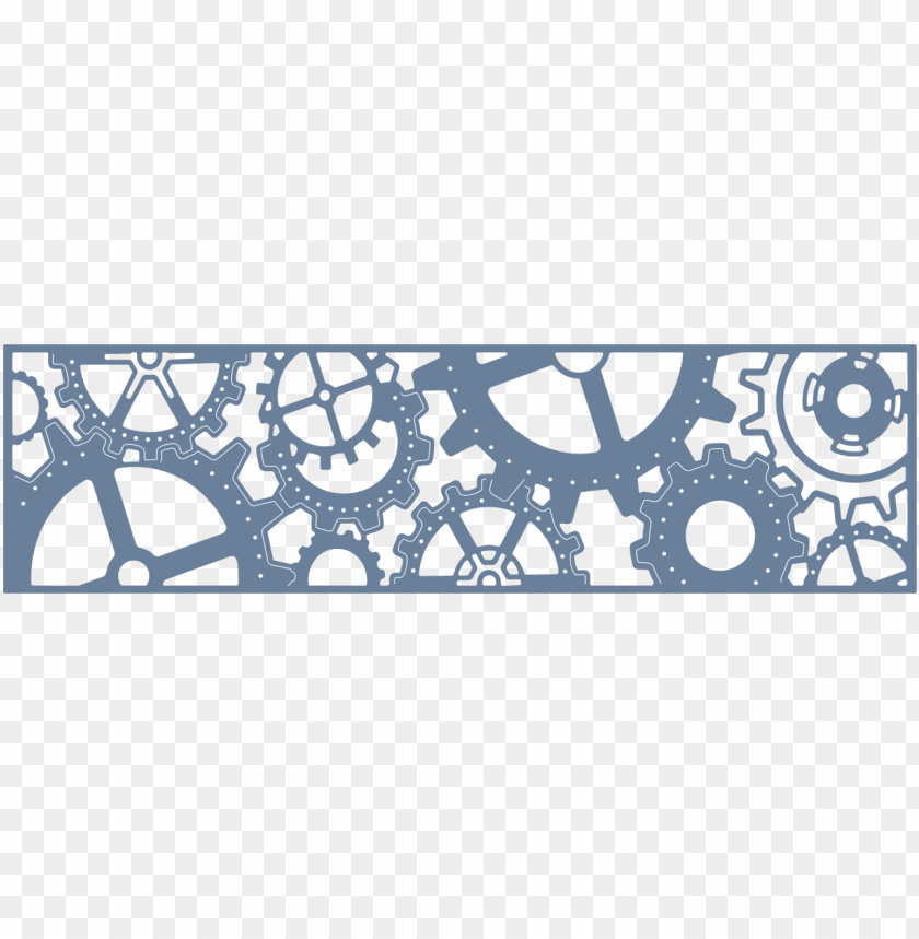 Free download | HD PNG cheery lynn designs b361 gear mesh border ...