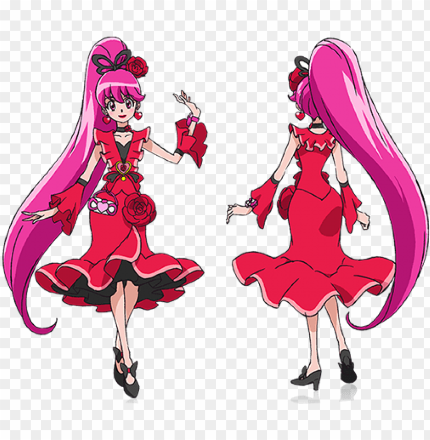 Free download | HD PNG cherry flamenco happiness charge precure cure ...